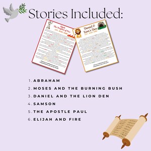 Bible Story Left Right Game, Lessons in Faith Bible Stories, Printable ...