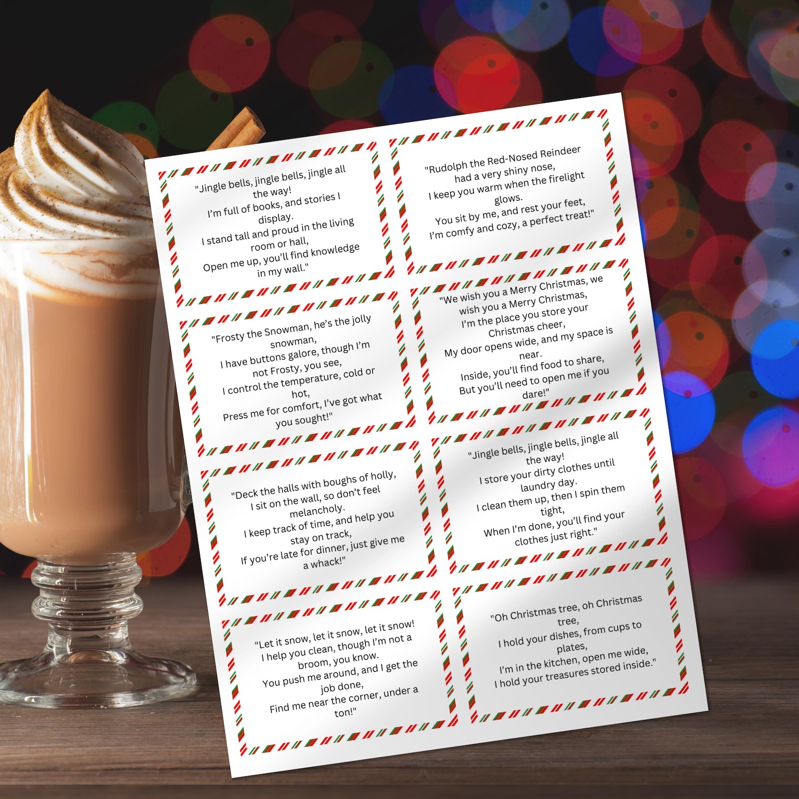 Christmas Scavenger Hunt for Teens and Adults, Xmas Riddle, Christmas ...