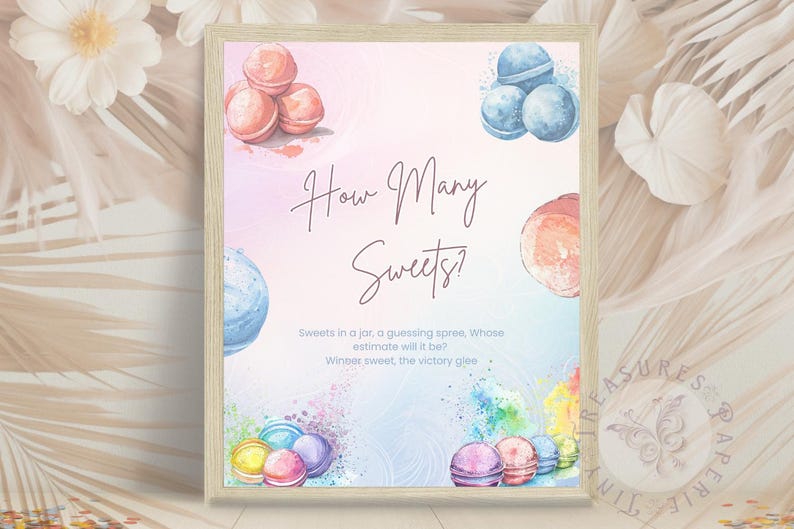 How Many Sweets Sign, Bath Bomb Theme Poster, Bathtime Themed Baby ...