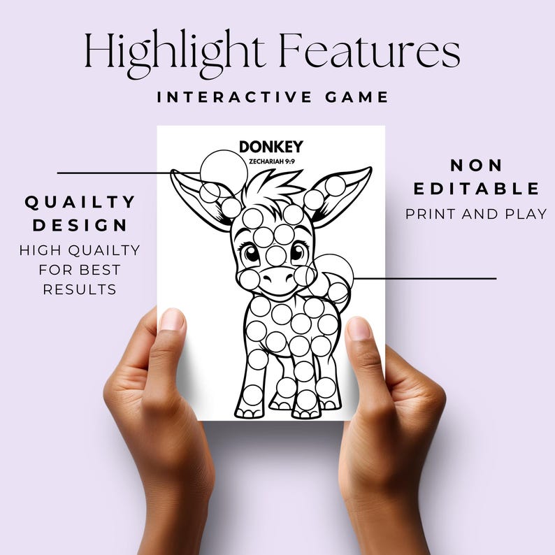 Bible Story Dot Marker, Dot Marker Jesus, Christian Printables for Kids ...