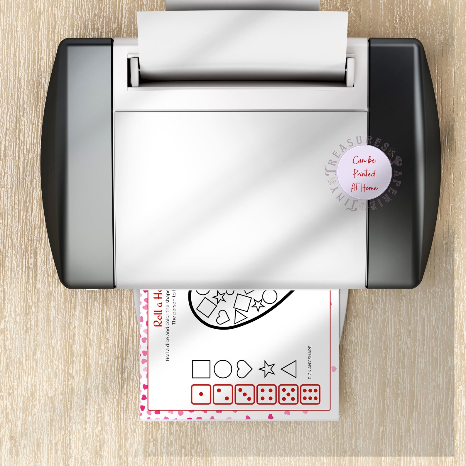 Roll a Heart Candy Game, Fun Printable Dice Game for Kids, Perfect for ...