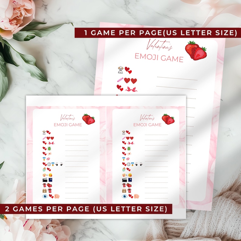 Valentine Emoji Game With Answers, Valentine's Pictionary Activity for ...