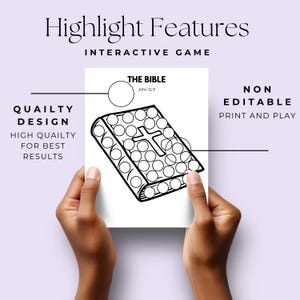 Bible Story Dot Marker, Dot Marker Jesus, Christian Printable for Kids ...