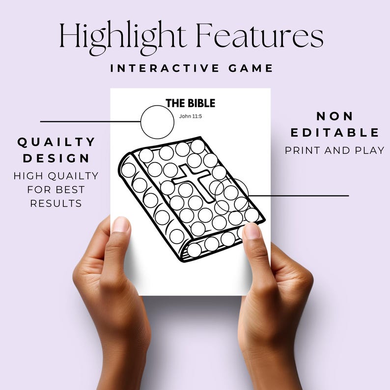 Bible Story Dot Marker, Dot Marker Jesus, Christian Printable for Kids ...