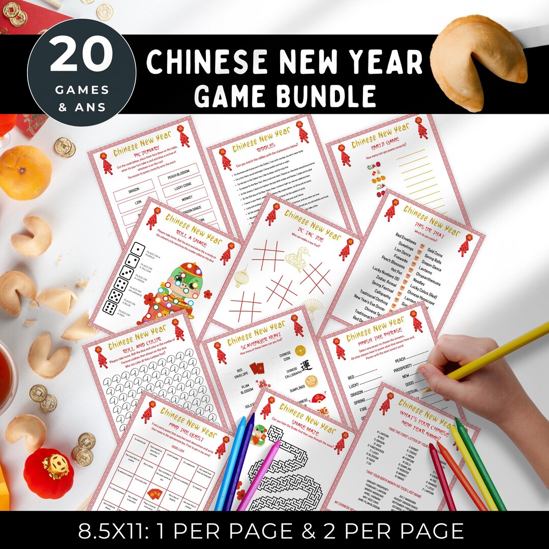 Chinese New Year Games, Lunar New Year Games, Children's Fun Party ...