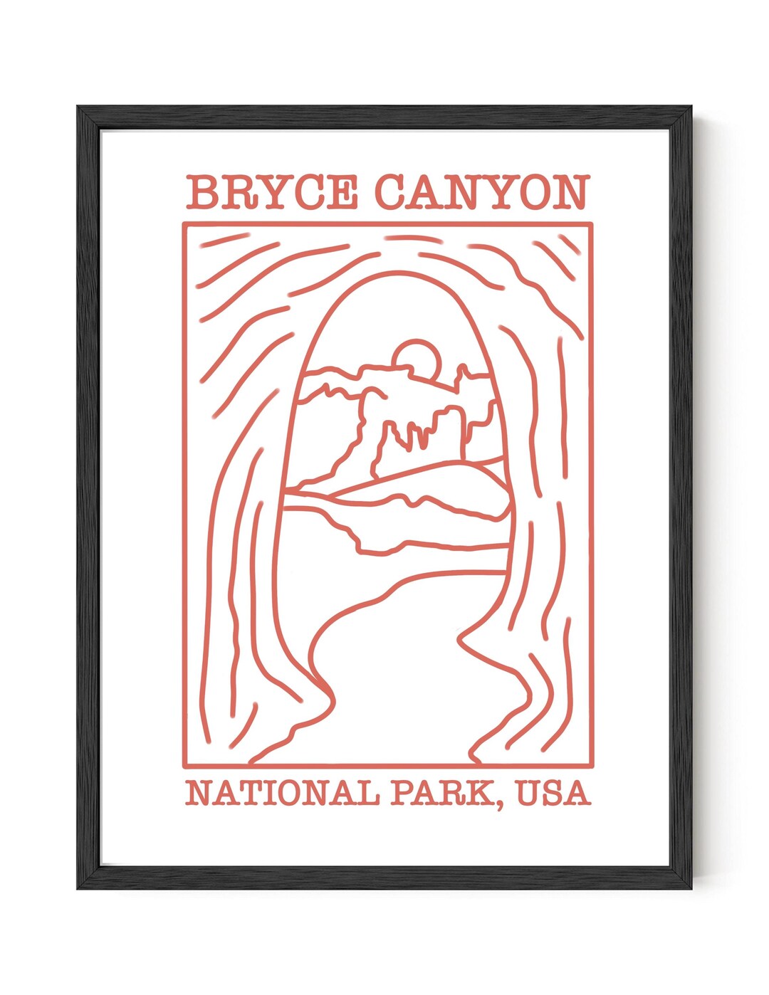 Bryce Canyon National Park Art Print // Nature Home Decor // Digital ...
