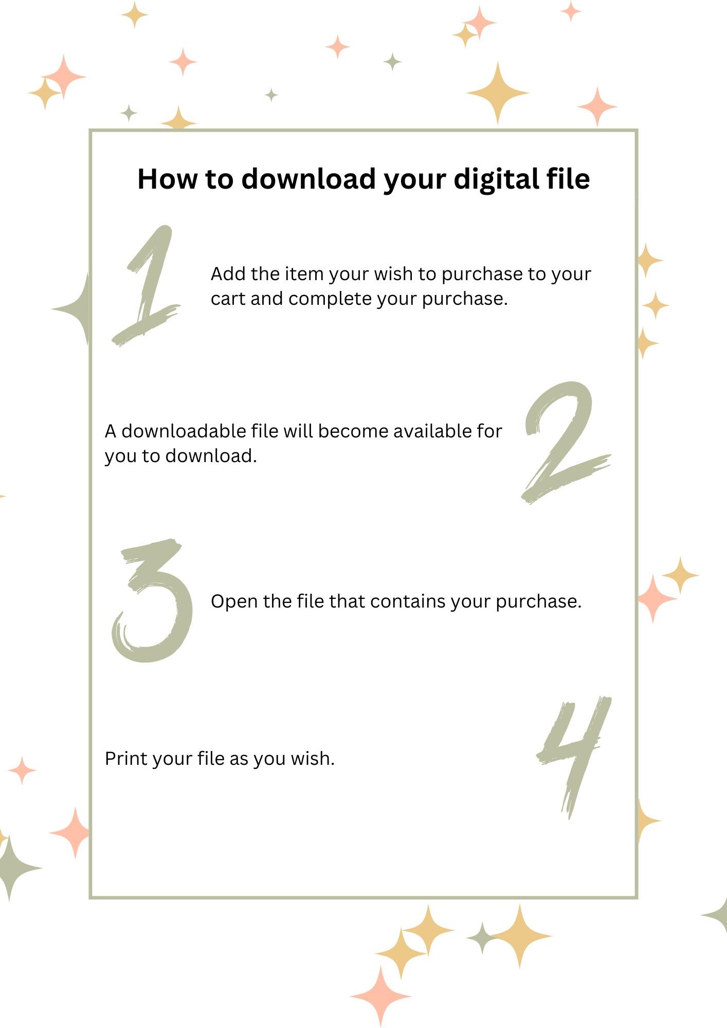 Handprint Art - Kid’s Handprint Keepsake - Unique Handprint Gift - A4 ...