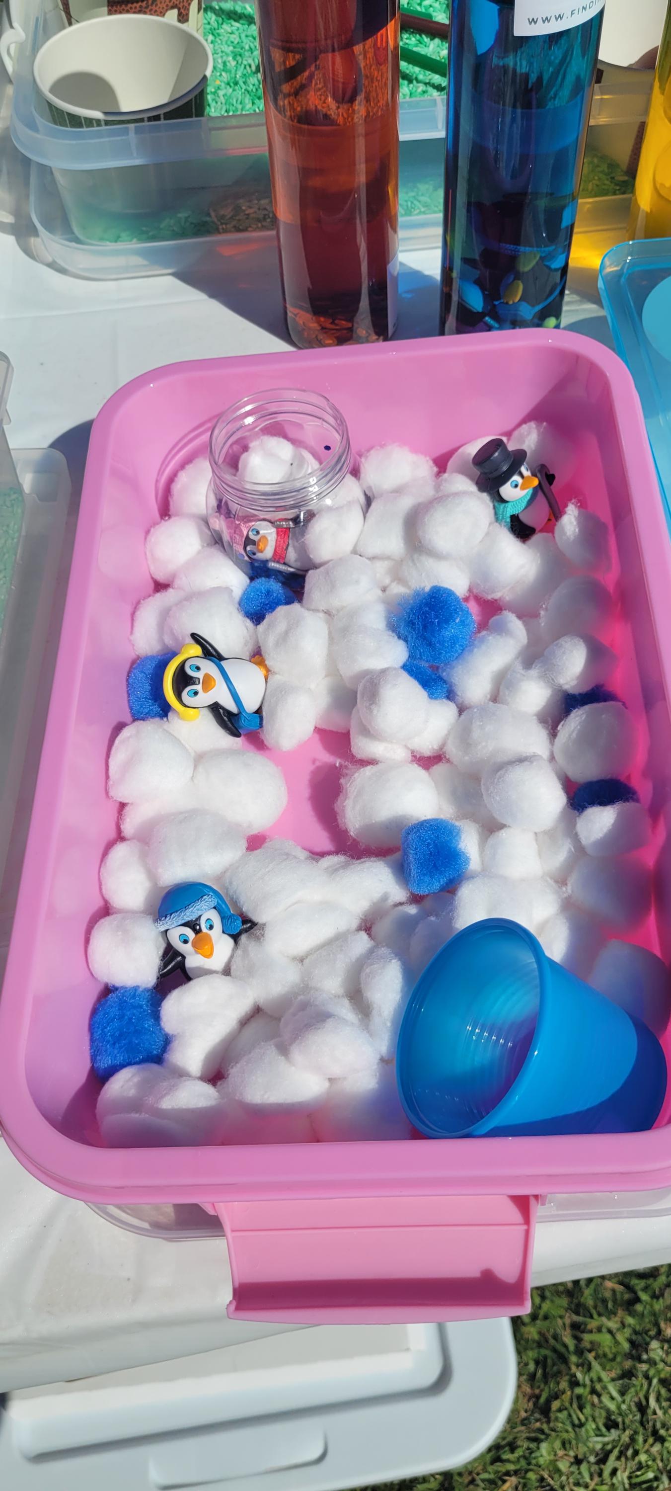 Penguin Sensory Bin for Ages 3 - Etsy