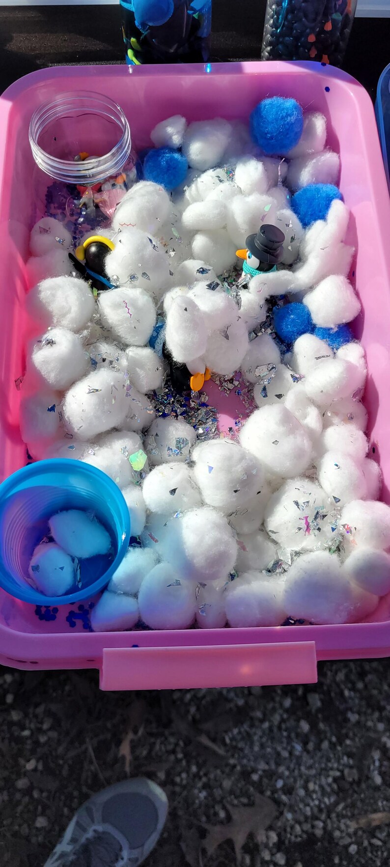 Penguin Sensory Bin for Ages 3 - Etsy