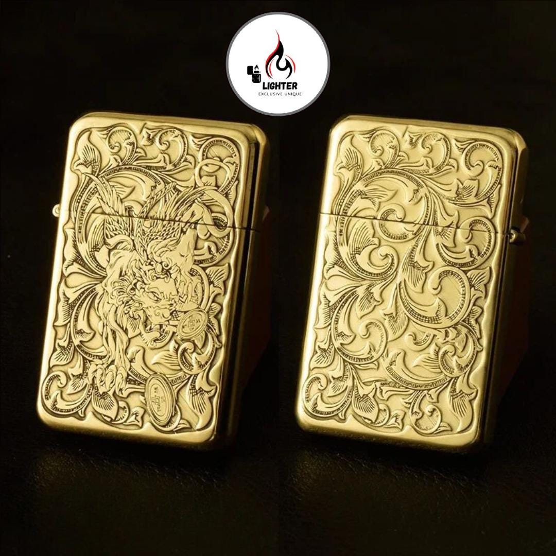 Vintage Camel Marlboro Lighter Engraved Cigarette Windproof Petrol ...
