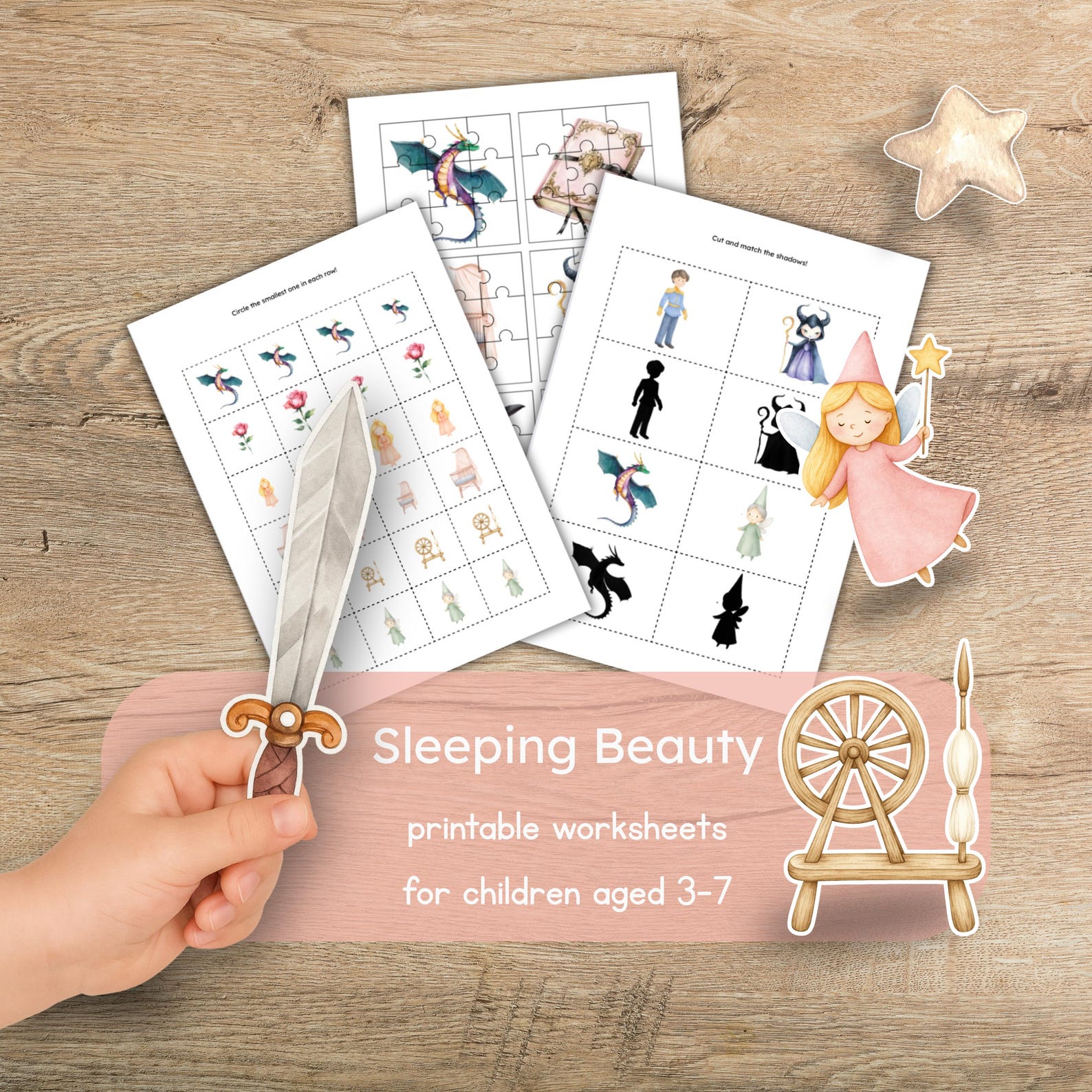 Sleeping Beauty Printable Activity Pack – Fairy Tale Worksheets for ...