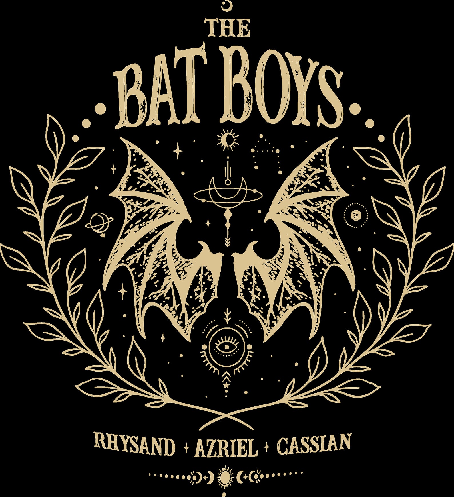 The Bat Boys SVG PNG: Acotar Bookish Shirt Designs - Etsy