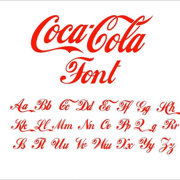 Diet Coke Font - Etsy