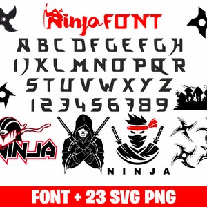 Ninja Svg, Ninja Party SVG, Ninja File for Cricut, Ninja Png, Cut Files ...