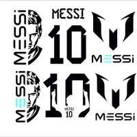 Lionel Messi Jersey Vector Art: Argentina & Club Set (digital Download ...