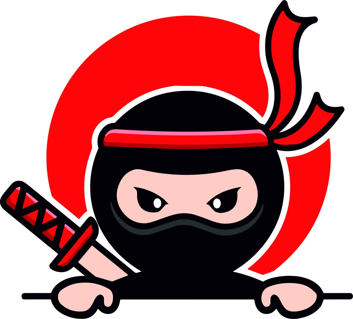 Ninja Svg, Ninja Party SVG, Ninja File for Cricut, Ninja Png, Cut Files ...