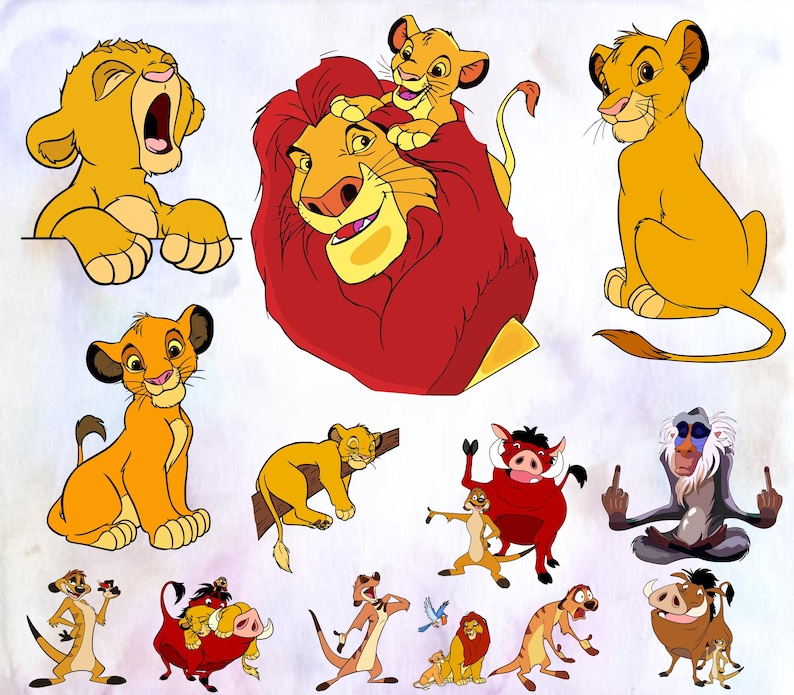 El Rey León SVG Mega, Simba Svg para Cricut, El Rey León Png, Hakuna ...