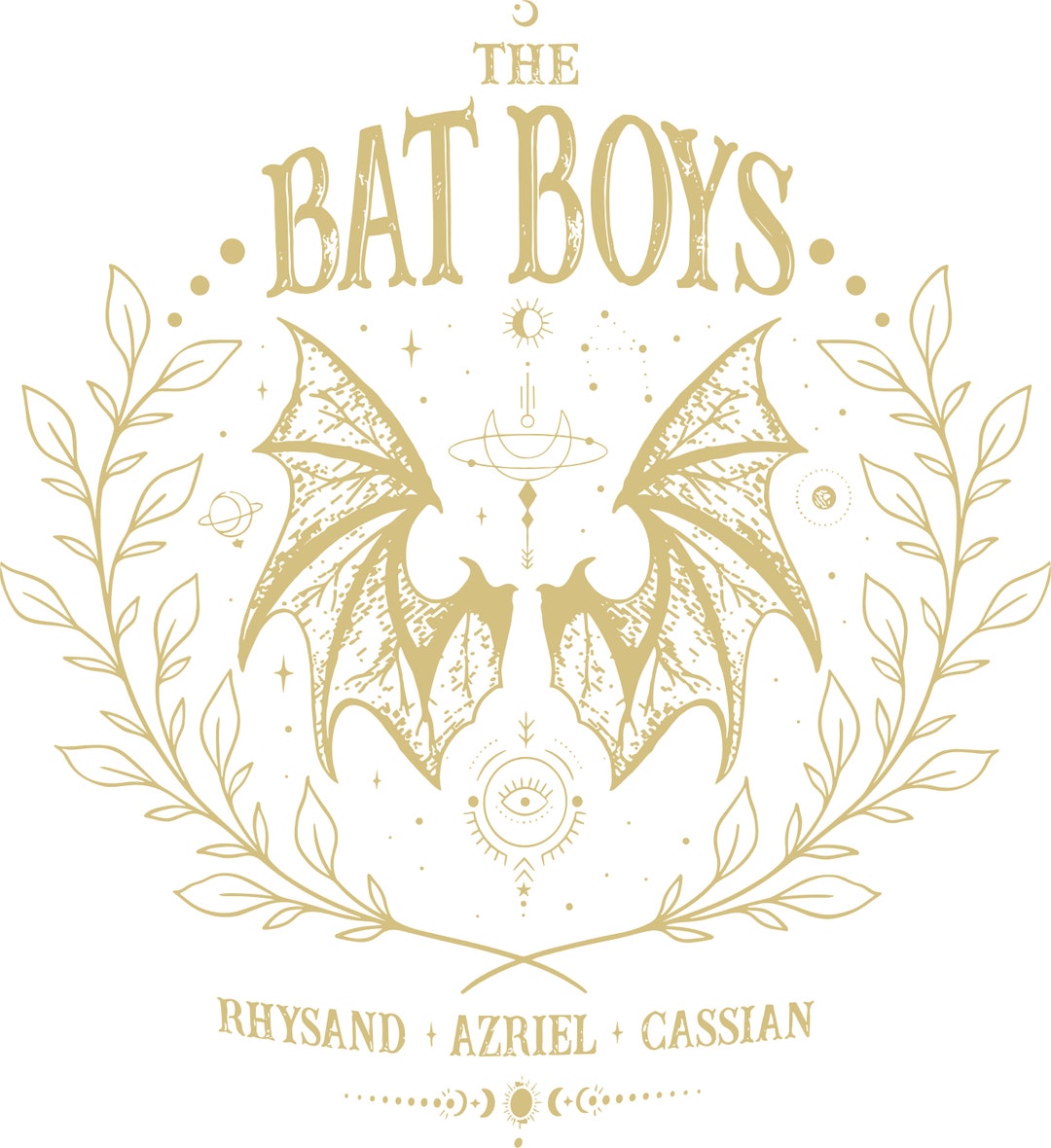 The Bat Boys SVG PNG: Acotar Bookish Shirt Designs - Etsy