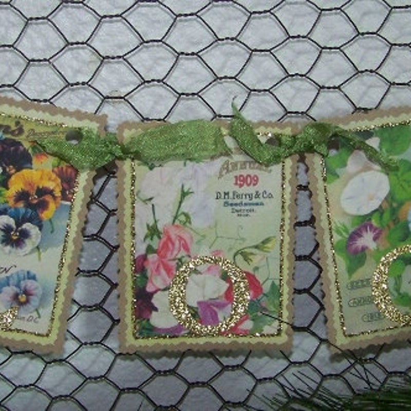 Seed Packet Garland - Etsy