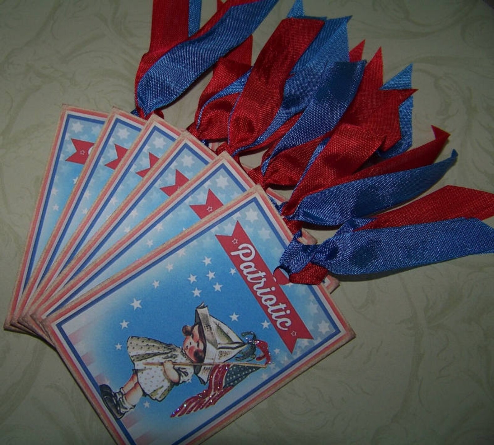 Patriotic Tags Patriotic Decoration July 4th Tags Patriotic - Etsy