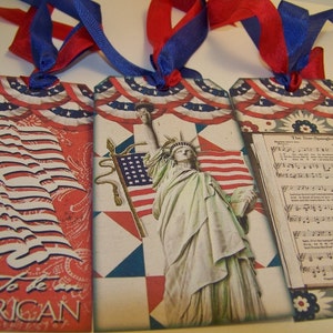 Patriotic Tags 4th of July Tags Americana Tags Independence Day Tags ...