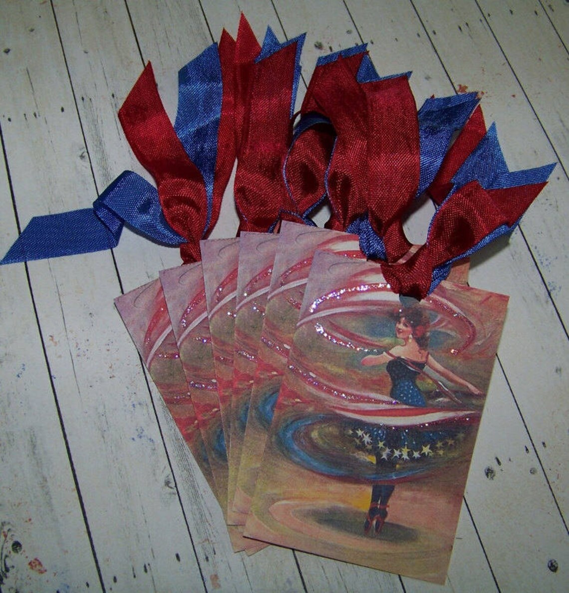 Patriotic Tags 4th of July Independence Day Memorial Day Tags - Etsy