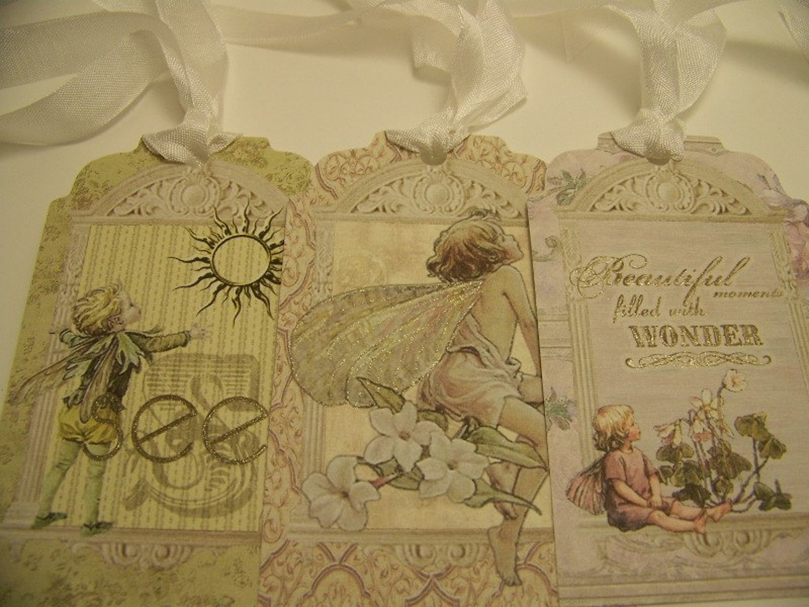Fairy Tags All Occasion Tags Fairy Party Favors Vintage Style - Etsy