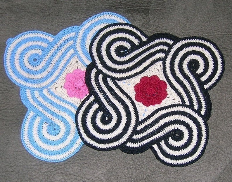 PDF Crochet Pattern- Celtic Rose Decorative Potholder/wall Art - Etsy