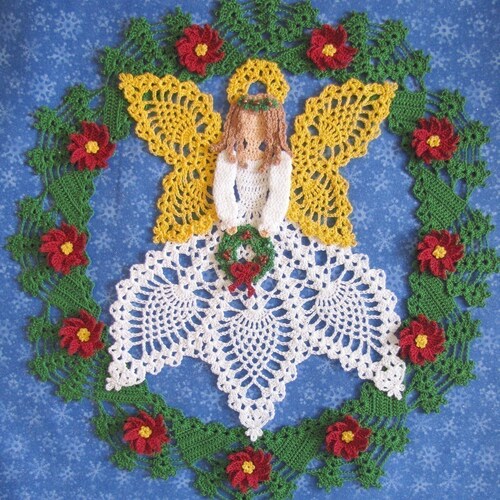 PDF Crochet Pattern Angel of Love Doily - Etsy