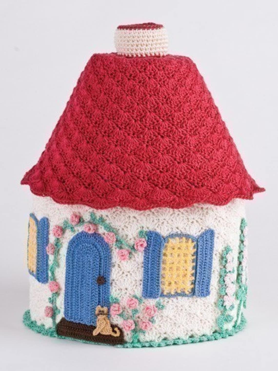 PDF Crochet Pattern English Country Cottage Cozy or Jar Cover - Etsy