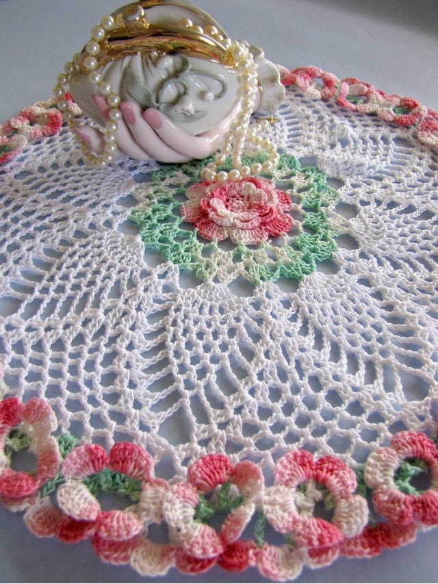 PDF Crochet Pattern- Tea Party Doily - Etsy