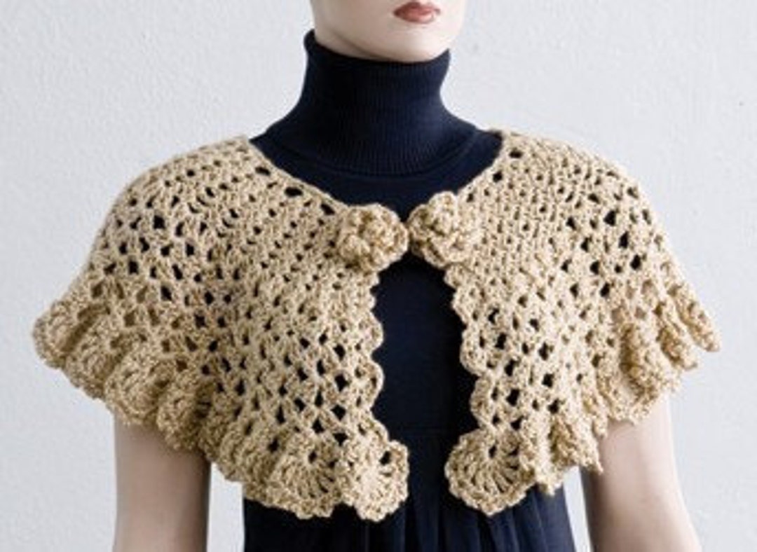 PDF Crochet Pattern- Easy Stitch Crochet Cape and Capelet - Etsy