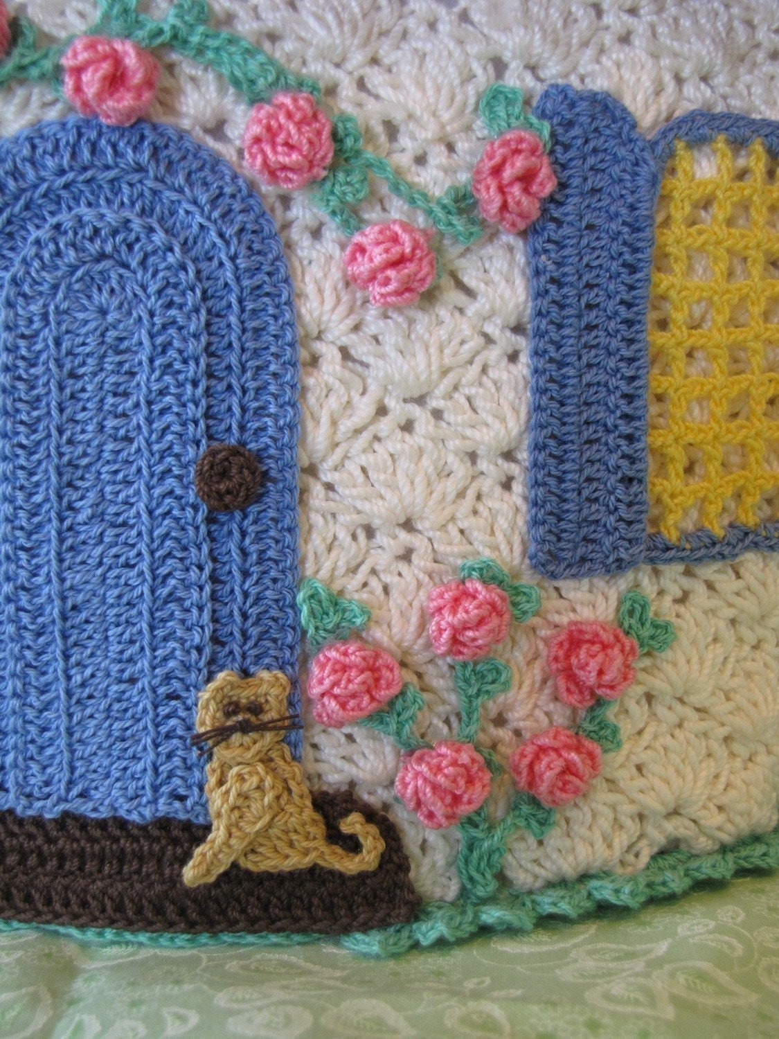 PDF Crochet Pattern English Country Cottage Cozy or Jar Cover - Etsy