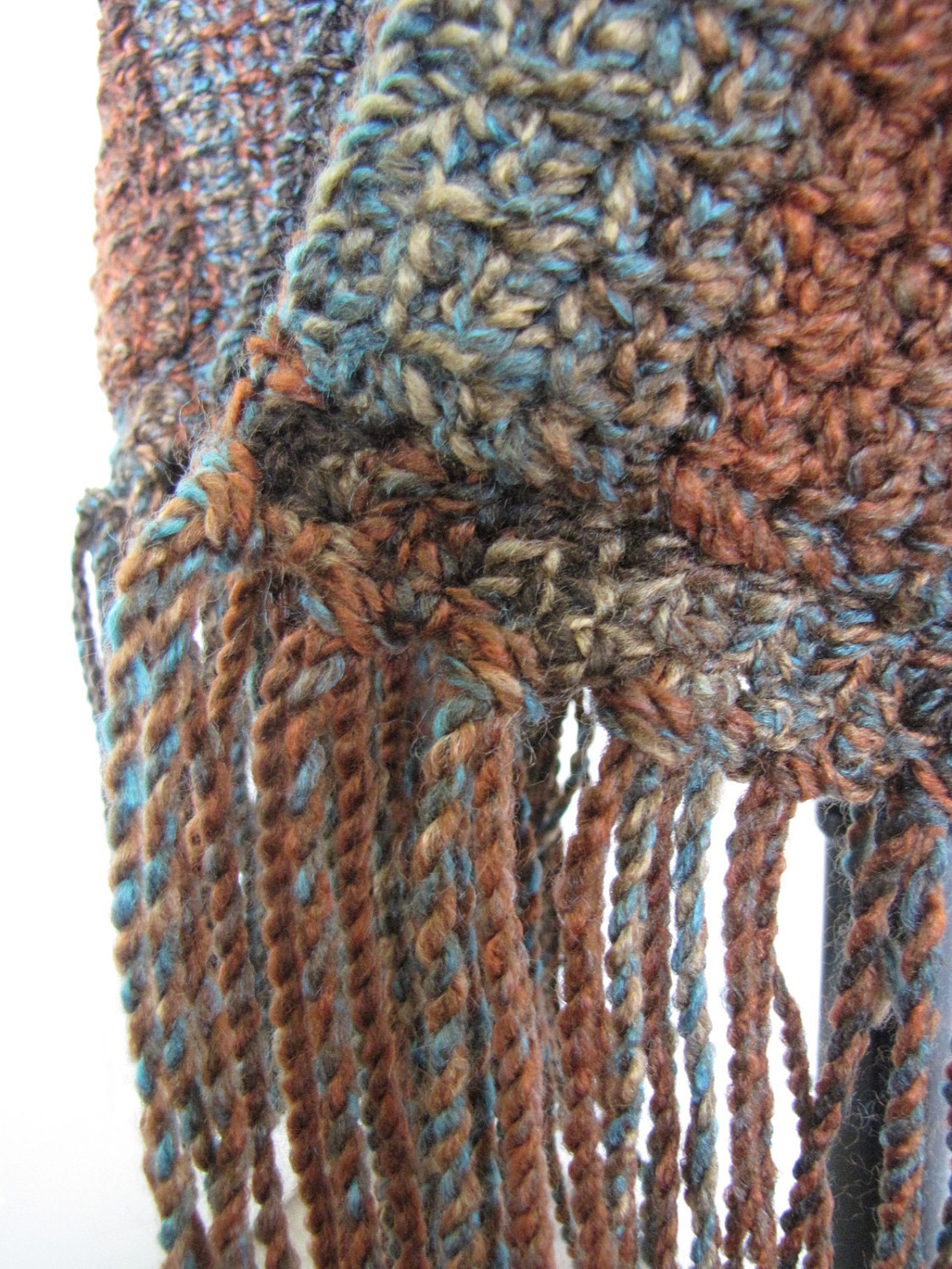 PDF Crochet Pattern Indian Summer Ruana Wrap Shawl | Etsy