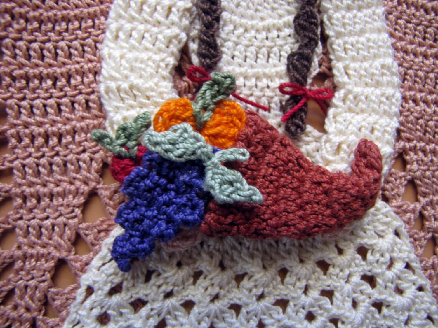 PDF Crochet Pattern- Angel of Thanksgiving Doily - Etsy