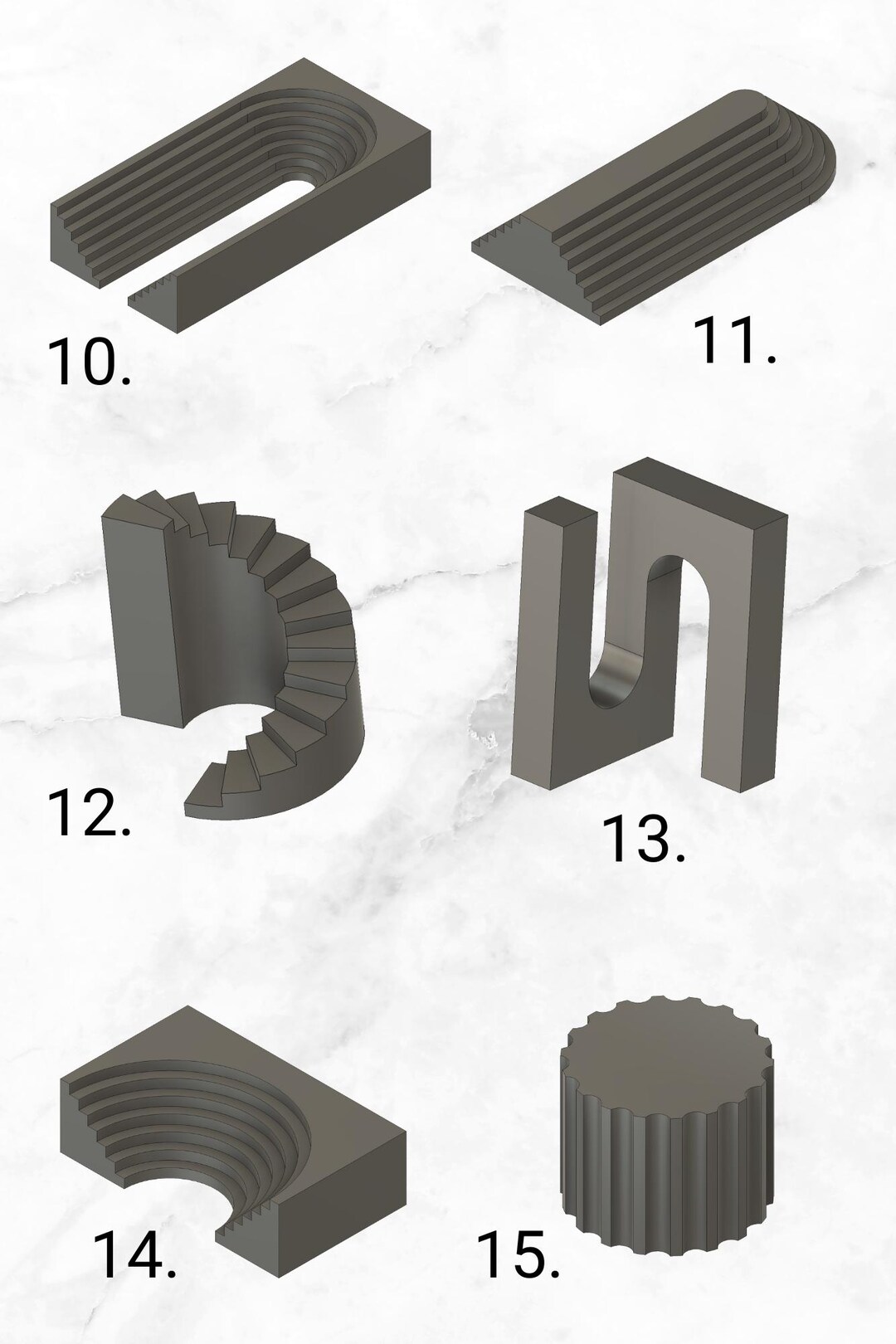 Set of PROPS for Product Photography, Textured Props, Retail Display ...