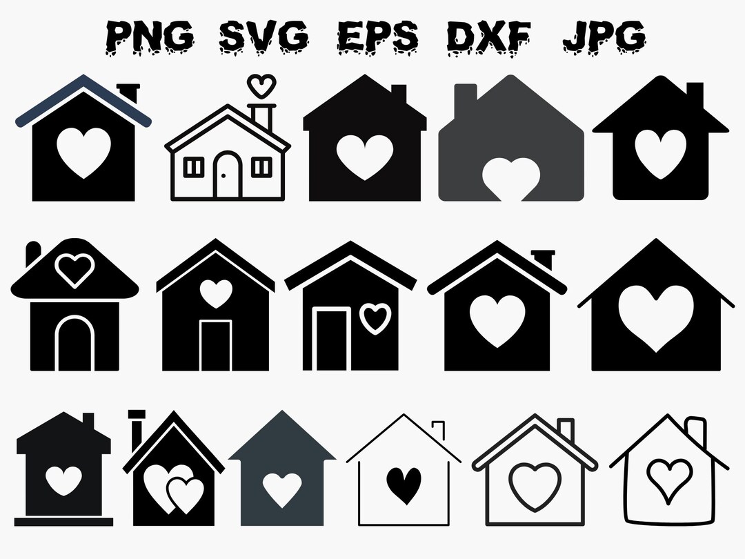 Little House Svg Bundle, Roof House Svg, Floral House SVG, Tiny House ...