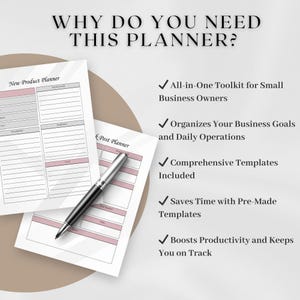 Ultimate Small Business Planner 61-page Digital Template Bundle ...