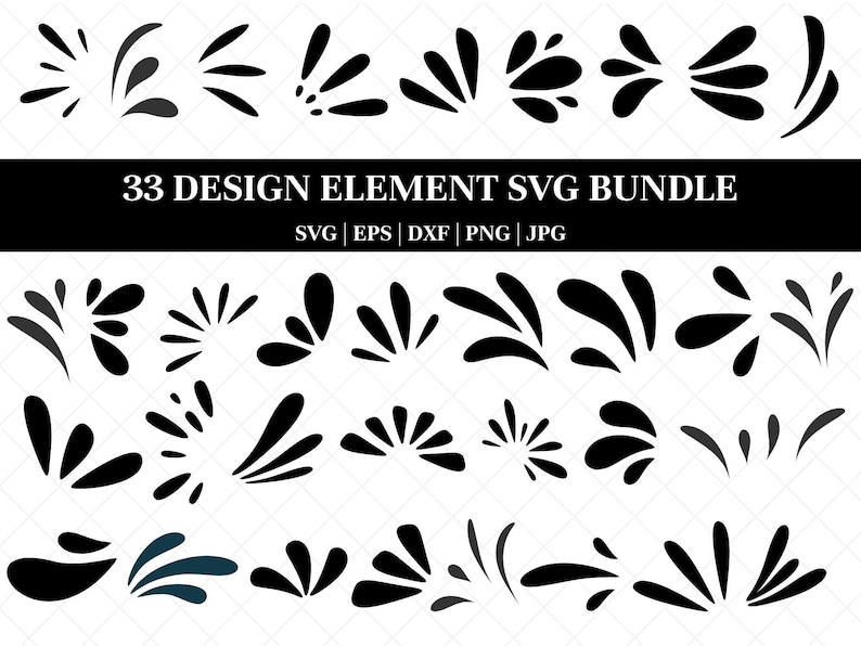 Design Element Svg Bundle, Accent Svg, Flourish Svg, Ornaments Svg ...