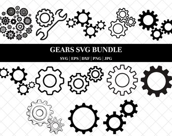 Gears SVG Bundle - Etsy