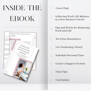 Work Life Balance Guide | Stress Management Ebook | Productivity Ebook ...