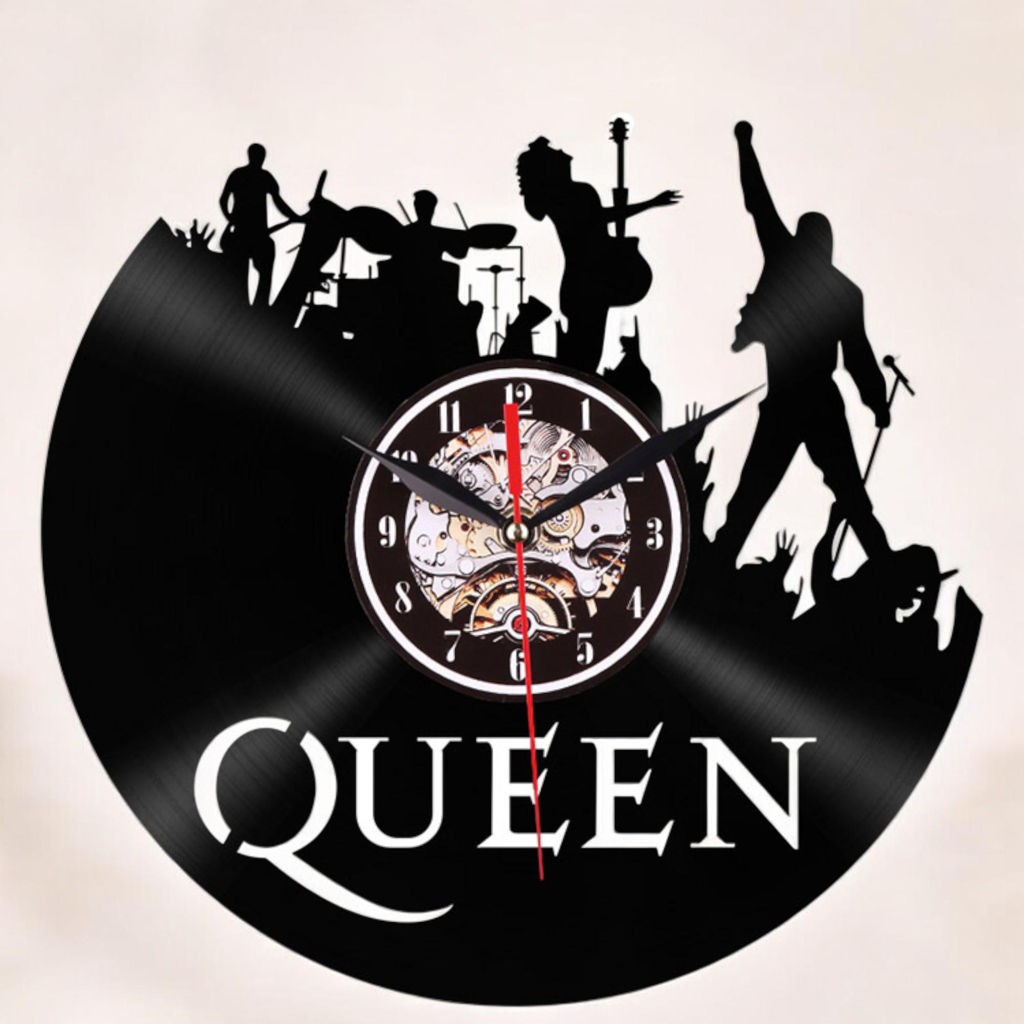 Queen Vinyl Record Clock Music Lover Gift Rock Band Decor Unique Wall ...