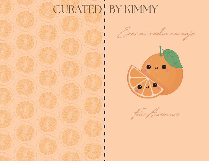 Eres Mi Media Naranja - Etsy
