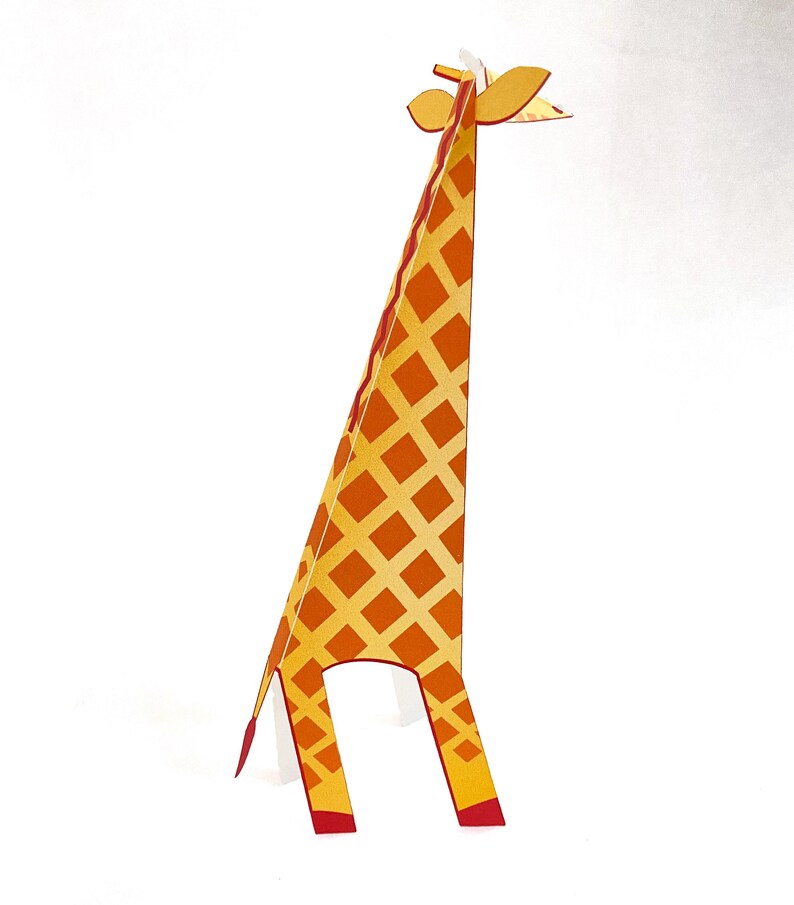 DIY Paper Giraffe Template | 3D Giraffe Papercraft Templates ...