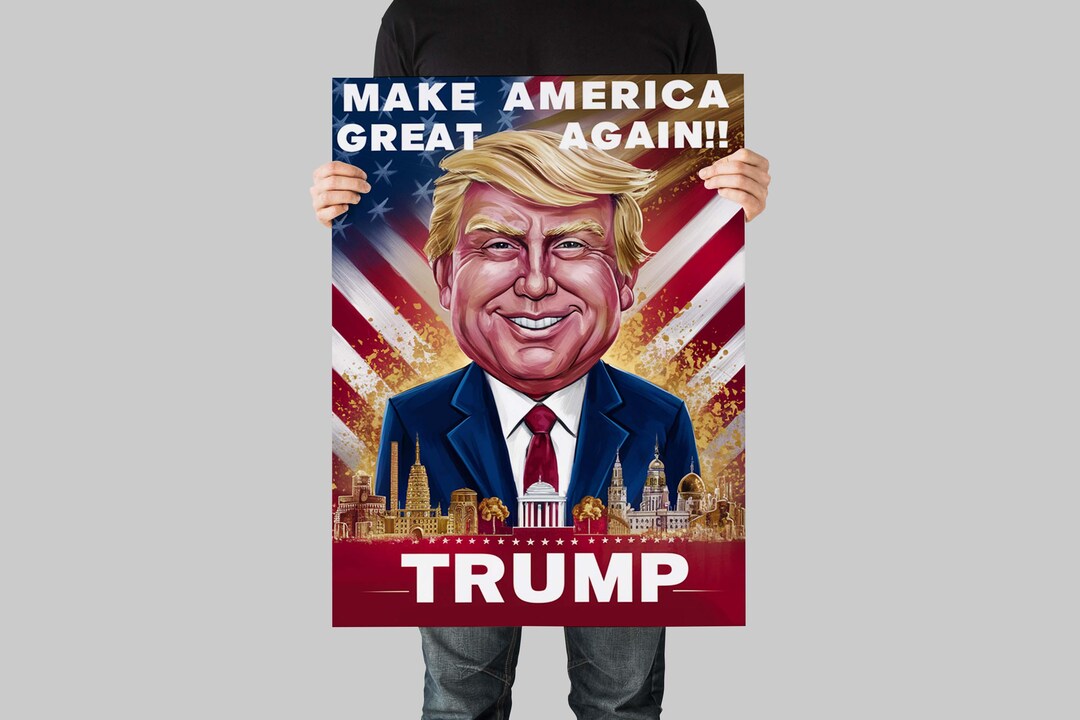 Trump Printable Posters Flyers Stickers Printable Signs Banners - Etsy