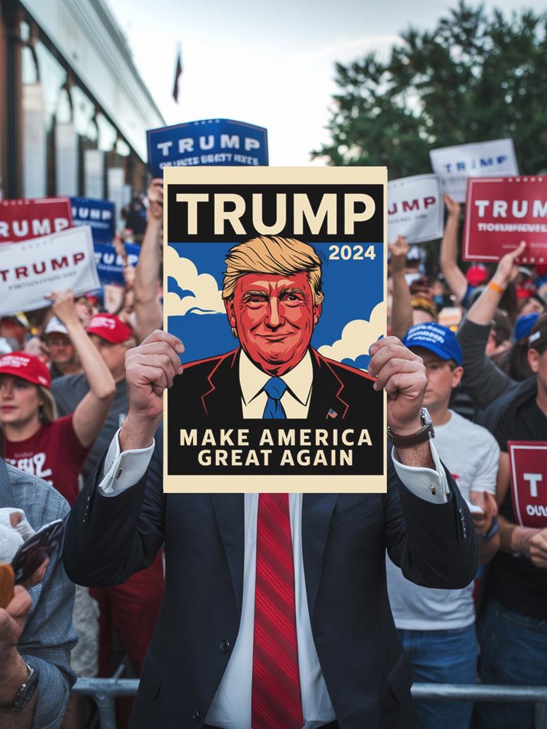 Trump Rally Supporter Posters 021 - Etsy