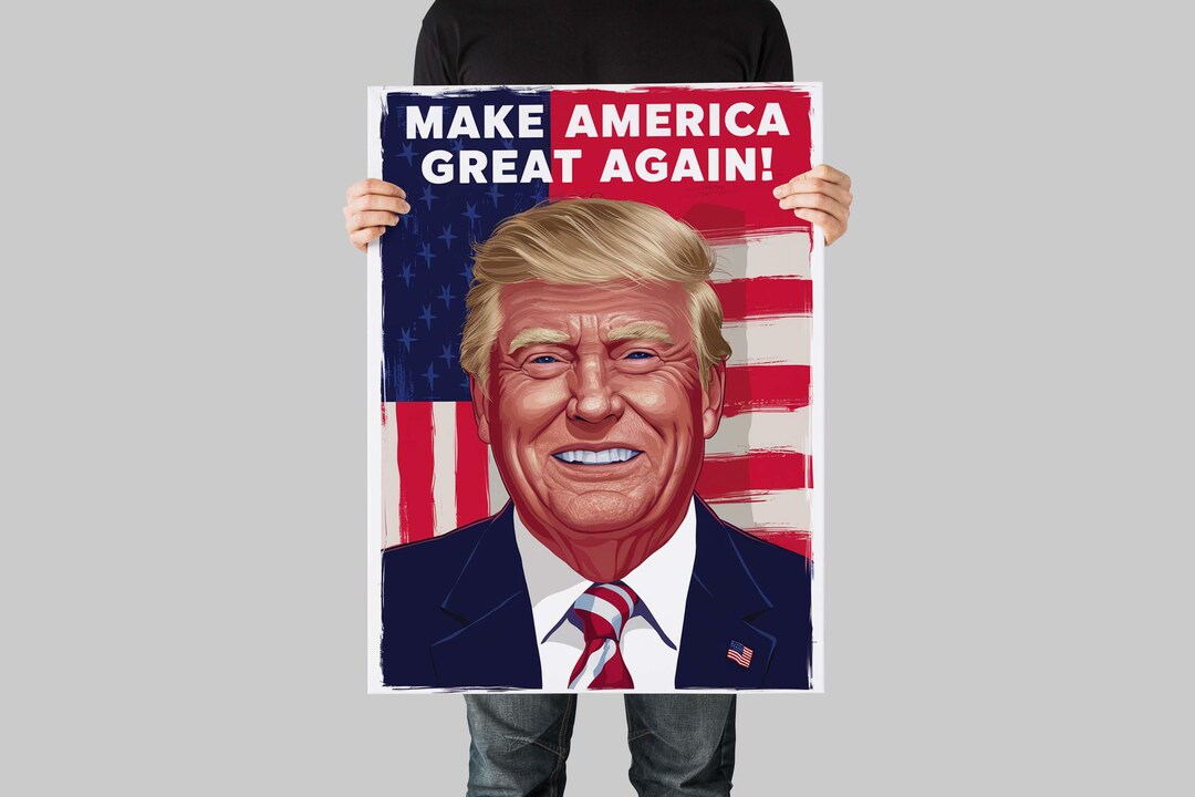 Trump Printable Posters Flyers Stickers Printable Signs Banners 16 - Etsy