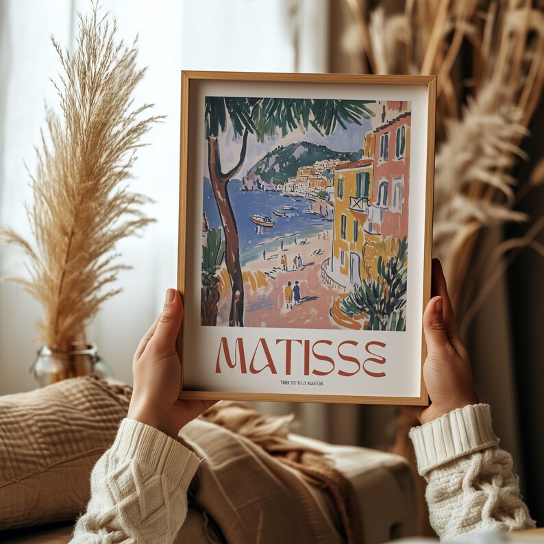 Henri Matisse French Riviera Art Print, Saint Tropez Wall Decor ...
