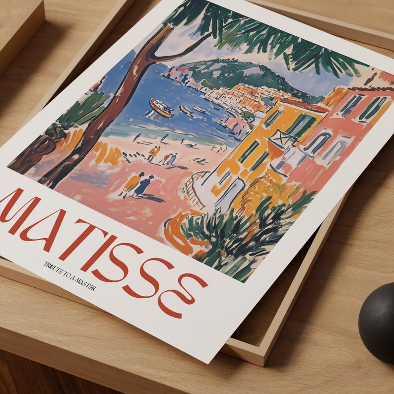 Henri Matisse French Riviera Art Print, Saint Tropez Wall Decor ...