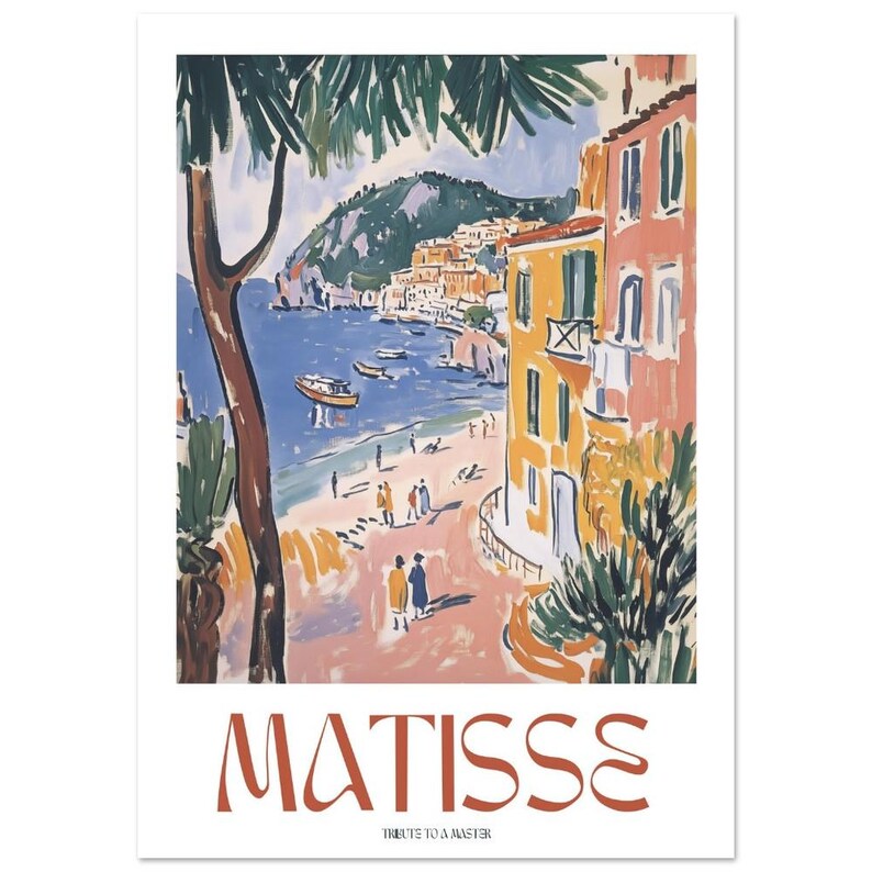 Henri Matisse French Riviera Art Print, Saint Tropez Wall Decor ...